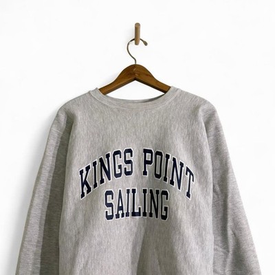 Vintage Late 90s Kings Point Sailing Champion Reverse Weave Crewneck ...