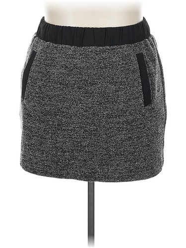Ann Taylor LOFT Outlet Women Gray Casual Skirt XL | eBay