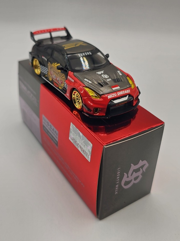 Mini GT x MIZUDIECAST 1:64 LBWK GT NISSAN R35 GTR Ver.1 “BARONG” #651 ...