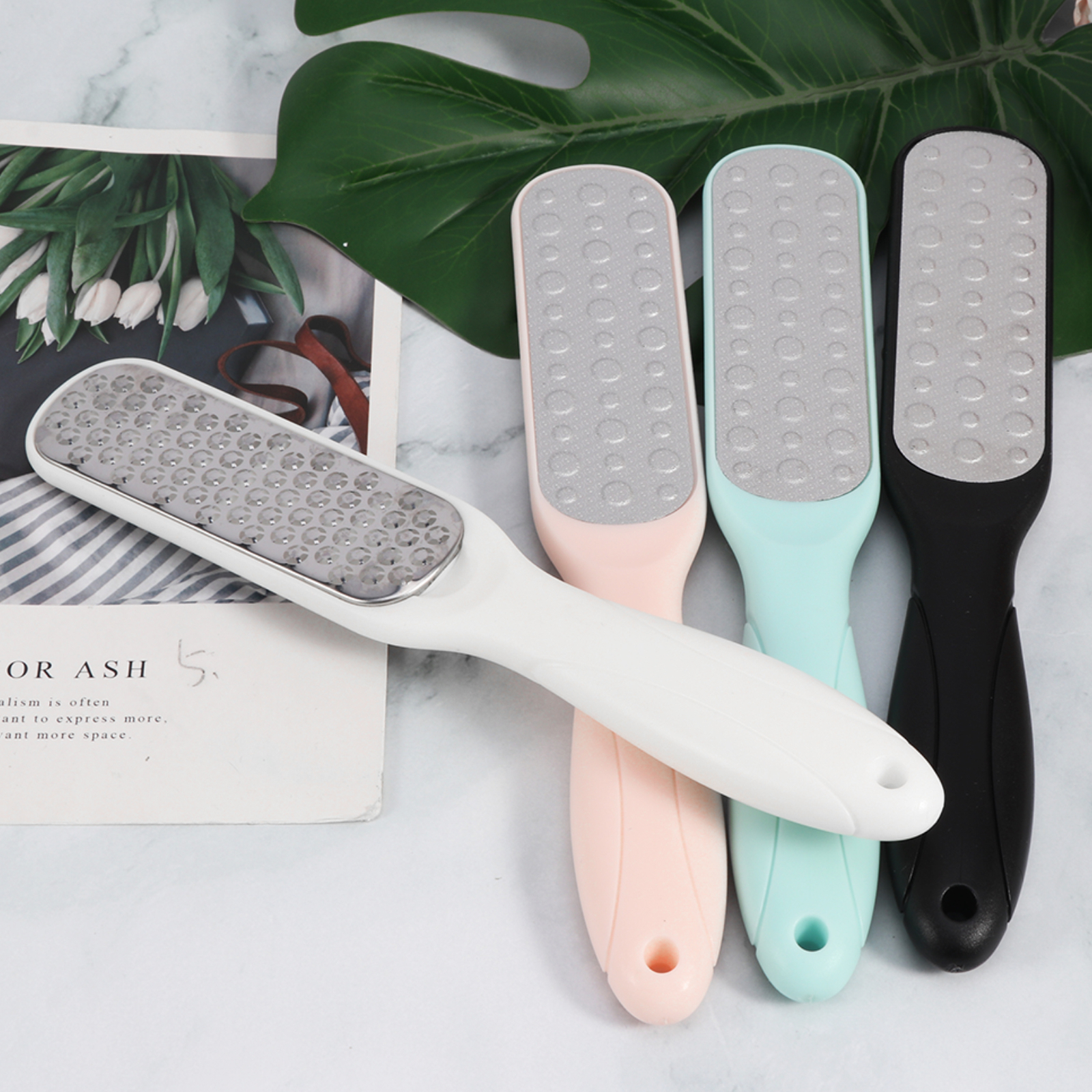 4pcs Home Pedicure Tool Foot Scraper Heel Stainless Steel Cleaning ...