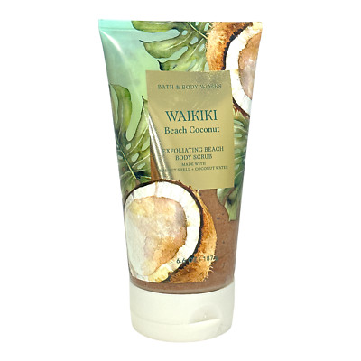 Bath & Body Works Waikiki Beach Coconut Exfoliating Beach Body Scrub 6 ...