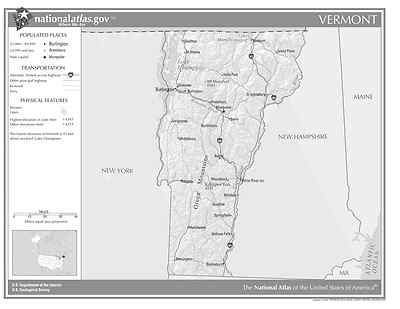 Virginia State Reference (Black&White) Laminated Wall Map | eBay