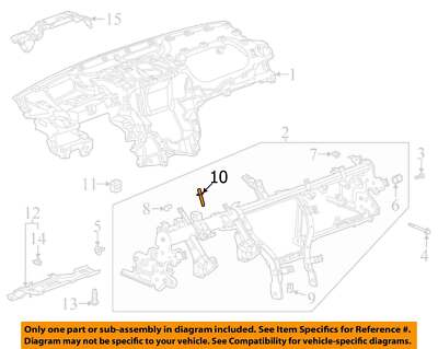 GM OEM 21-24 CT4 Instrument Panel Instrument Panel-Reinf Beam Stud ...