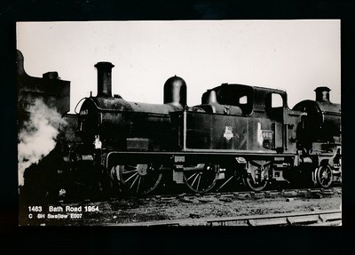 Railway Somerset BATH railway Road tank loco #1463 1954 RP PPC | eBay UK