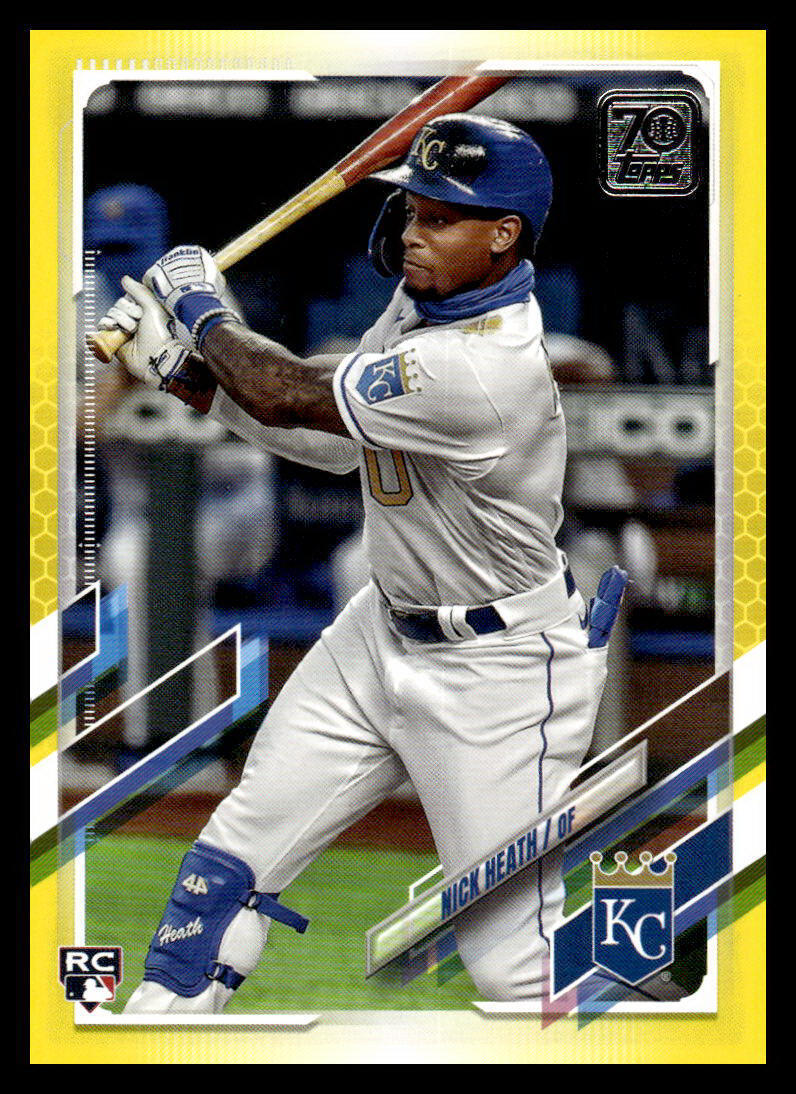 2021 Topps Series 1 Nick Heath #122 Yellow Rookie Kansas City Royals | eBay