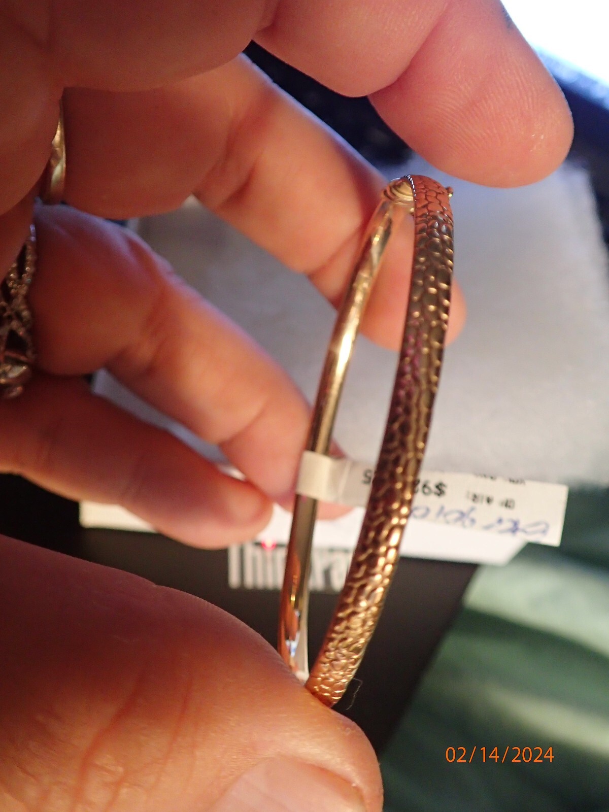 EternaGold 4mm Bangle, 14K Gold, 3.2-3.5g J409122 Polished & SNAKE ...