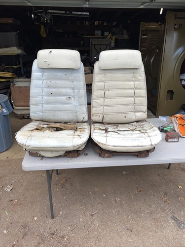1966 Chevelle Gto Lemans Impala Bucket Seats With Headrest | eBay