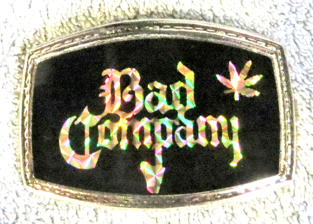 NOS - Vintage 1970s Bad Company Belt Buckle - Not Pac… - Gem