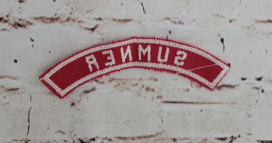 BSA Boy Scouts, Community Red Strip Patch, Sumner, Pre-owned | eBay