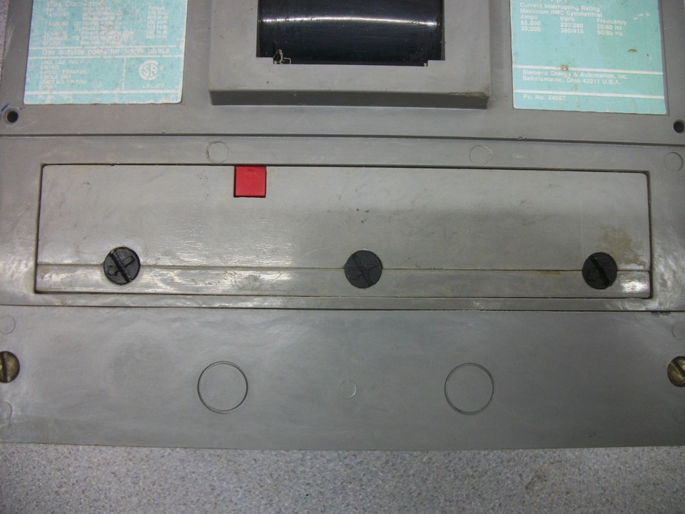 SIEMENS SENTRON LXD6 CIRCUIT BREAKER LXD63B600 600AMP 600VOLT 3POLE | eBay