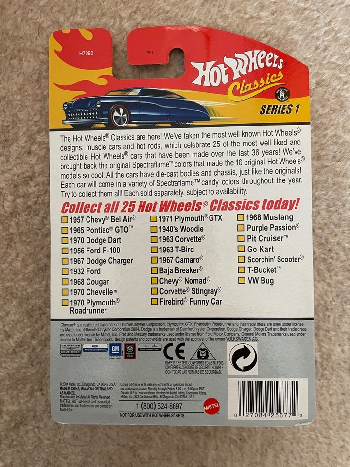 Hot Wheels VW Bug Beetle [Spectra Blue] Metal body & base - New/XHTF [E ...