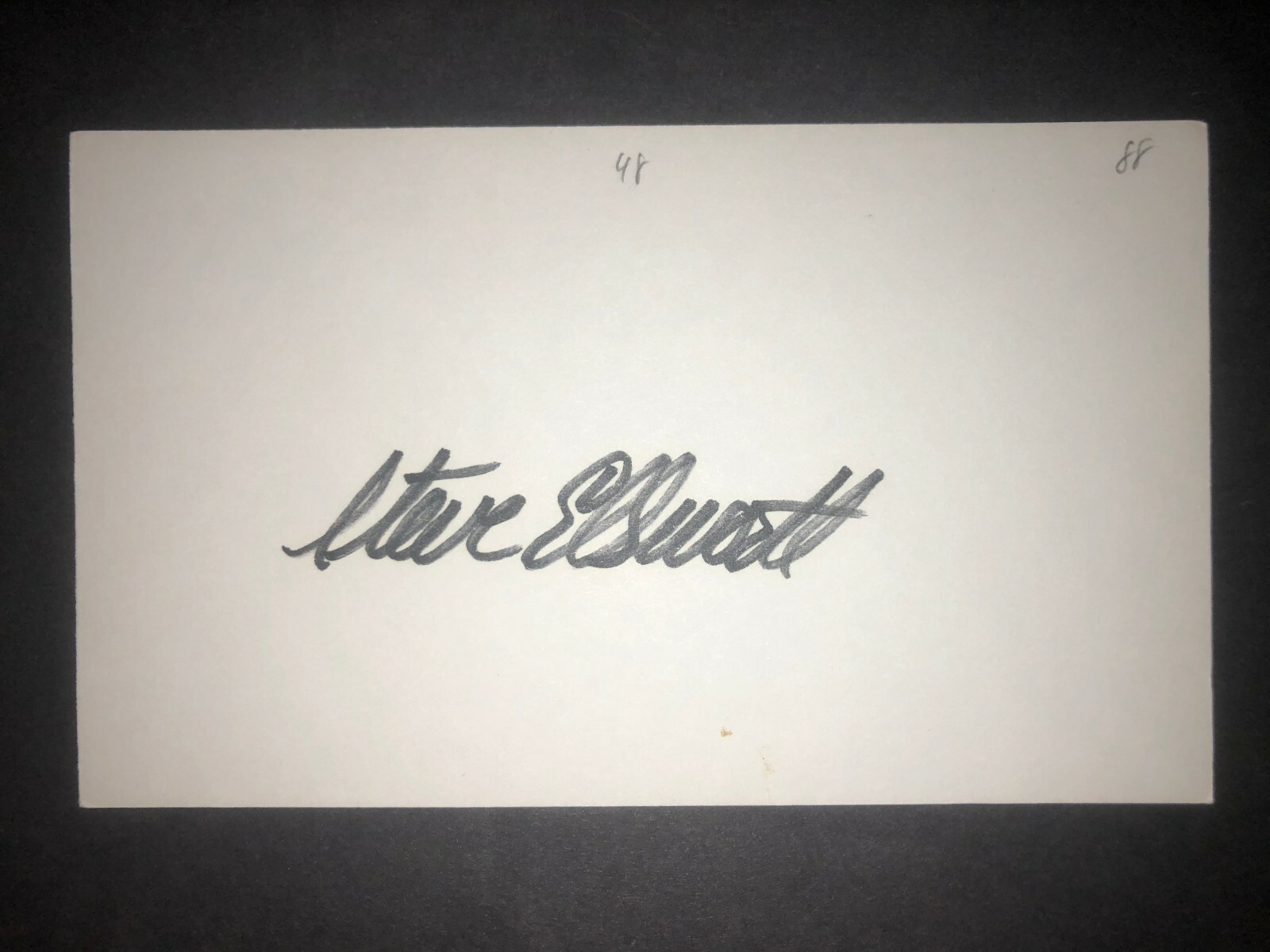 1988 RED SOX: Steve Ellsworth, SIGNED 3x5 Card (JS) | eBay