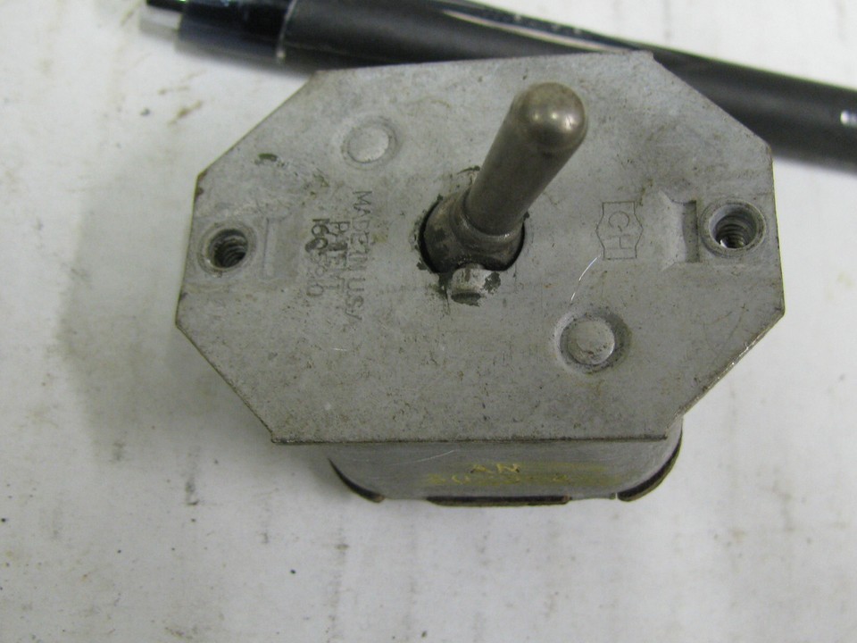 Vintage Military Toggle Switch DPST AN3023-8 | eBay