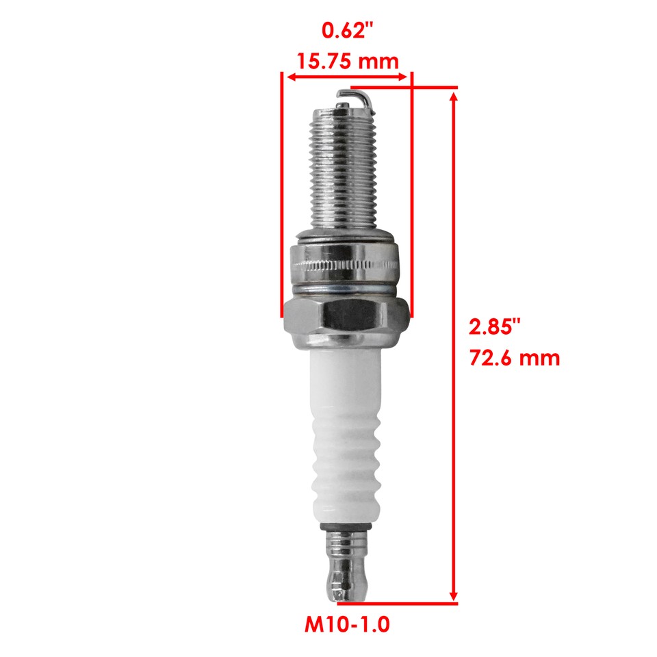Spark Plug for Kawasaki Prairie 650 700 4x4 2002-2006 / Eliminator 125 ...