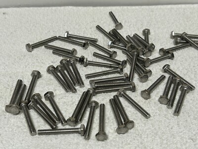 1/4-20 x 1-3/4 THE S30400 Hex Head Bolts Stainless Steel - 100 Pack | eBay