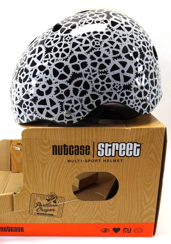 Nutcase Street Bike Helmet Size MEDIUM 'Stay Geared' NTG3-3037 M NEW IN BOX TAG 817852017380| eBay