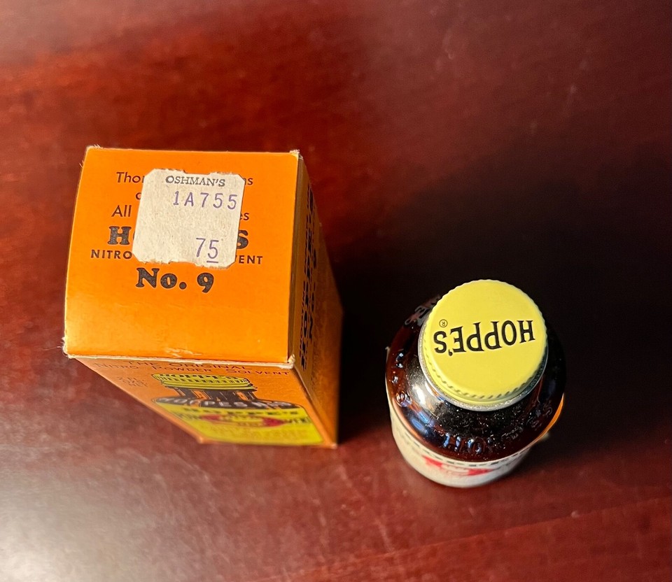 2 VTG Gun Cleaners Hoppe's No.9 Nitro Powder Solvent & Perma Blue Gun ...