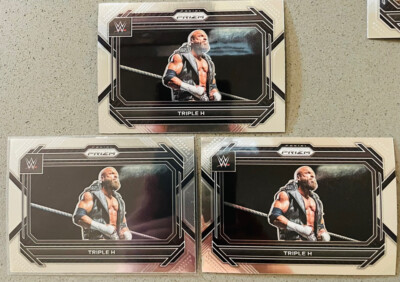 3x Lot 2023 Panini Prizm Wrestling #71 Triple H Base WWE Legends Card ...