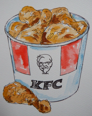Kfc Drawing