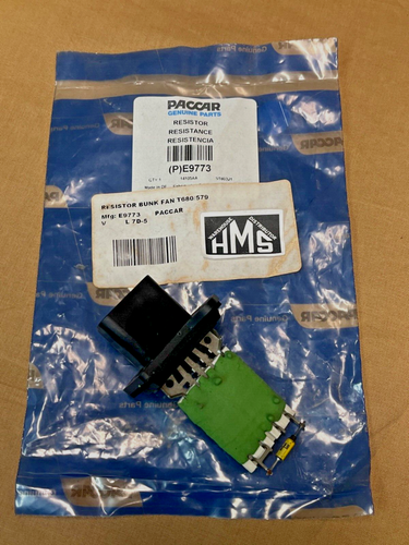 E9773 OEM PACCAR HVAC BUNK BLOWER FAN RESISTOR KENWORTH T680/579 for ...