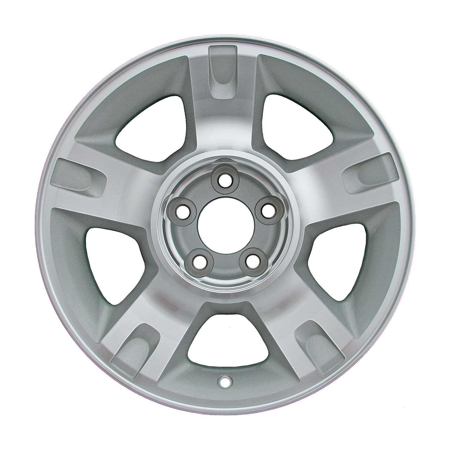 16x7 5 Spoke Aluminum Wheel Painted Medium Charcoal Sparkle Acrylite ...