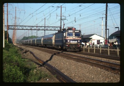 Railroad Slide - Amtrak #906 Locomotive 2001 Cornwells Heights Station ...