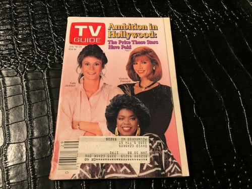 JULY 18 1987 TV GUIDE vintage television magazine OPRAH - VICTORIA ...