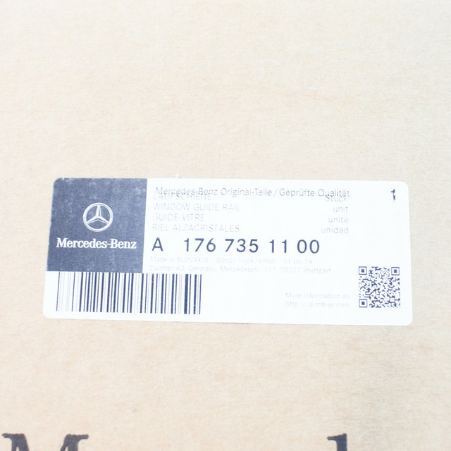 Genuine Mercedes-Benz W176 A-class LH Rear Black Window Run Seal ...