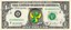 ONE(1) COLOR Character on a Dollar Bill - Currency Cash Money Bank Note ...