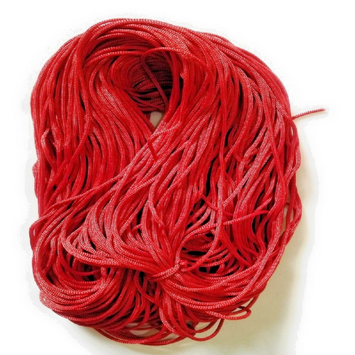 "Red Silk Thread for Jewelry Making & Home Décor – Smooth Shiny Craft ...