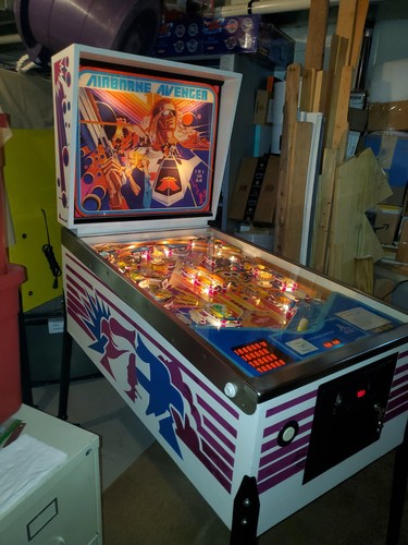 1977 Atari Airborne Avenger Pinball Machine Steve Ritchie's First Works ...