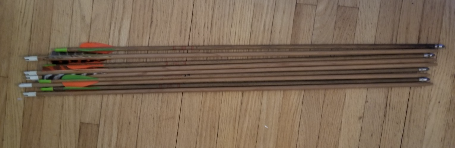 Wood Arrows 31" Field Tips Lot of 9 Vintage - USA | eBay