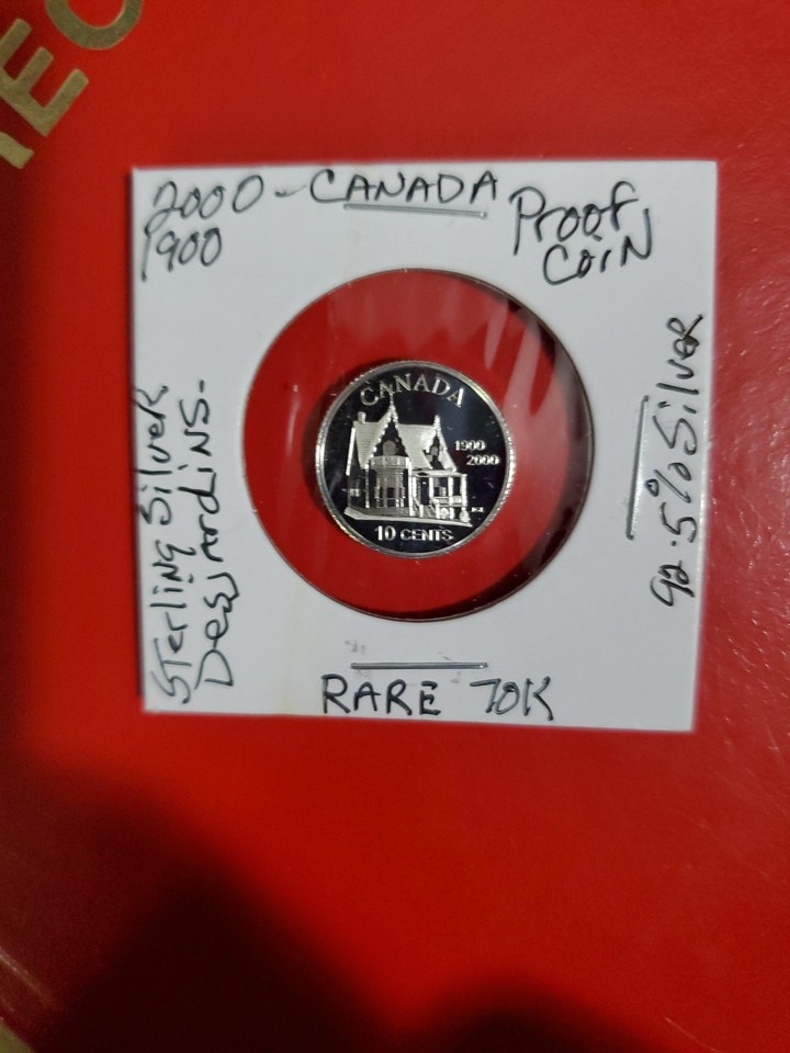 2000 .925 Silver Canada Dime Sterling Silver, Desjardins Coin In ...