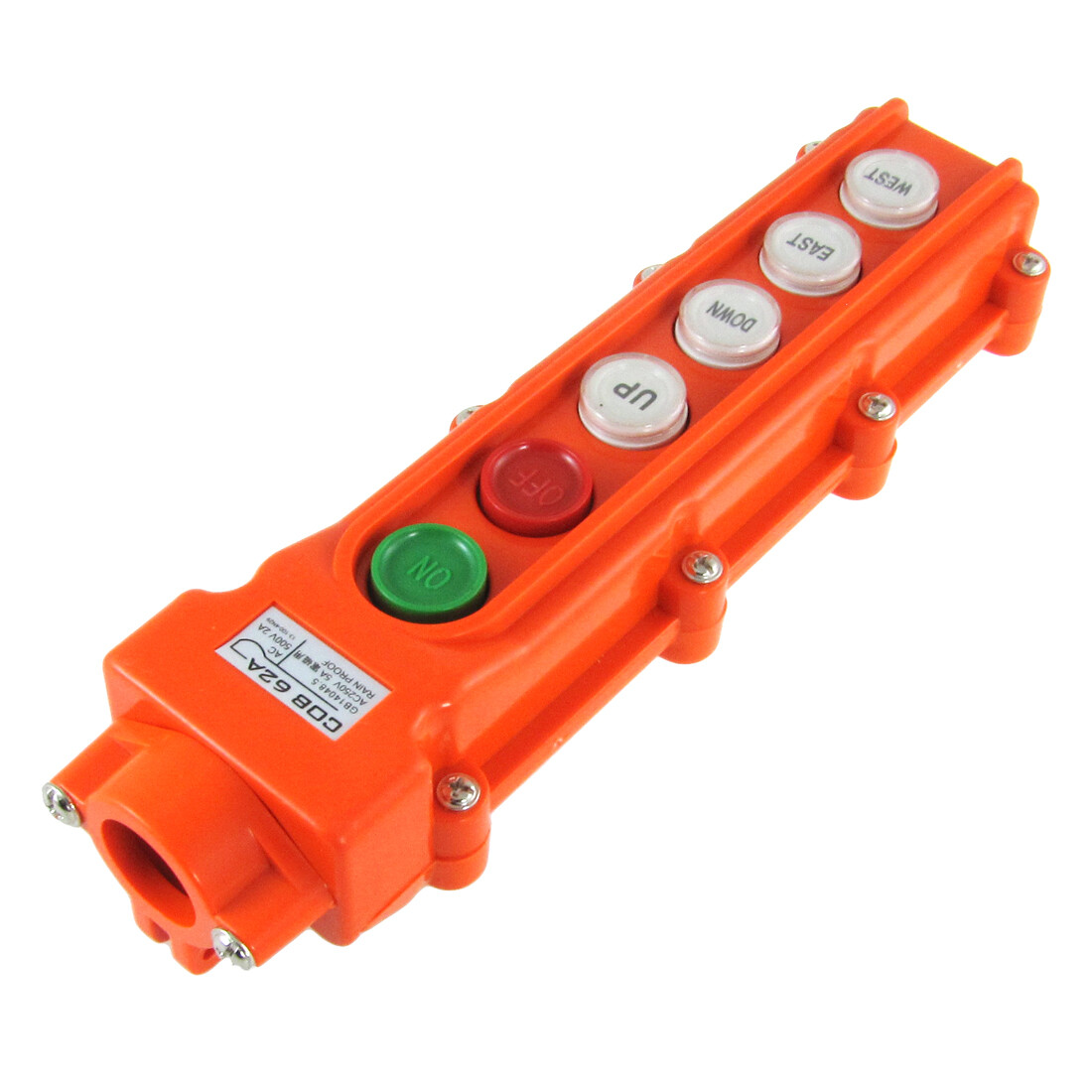 Rain Proof Crane Hoist 4 Way Push Button Switch Pendant Control Station ...