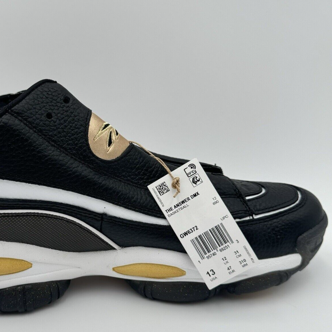 Size 13 Men's Reebok The Answer DMX Basketball Shoe Allen Iverson ...