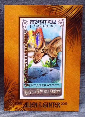 2015 Topps PENTACERATOPS ⋆ Limited Edition ⋆ framed Monsters of the ...