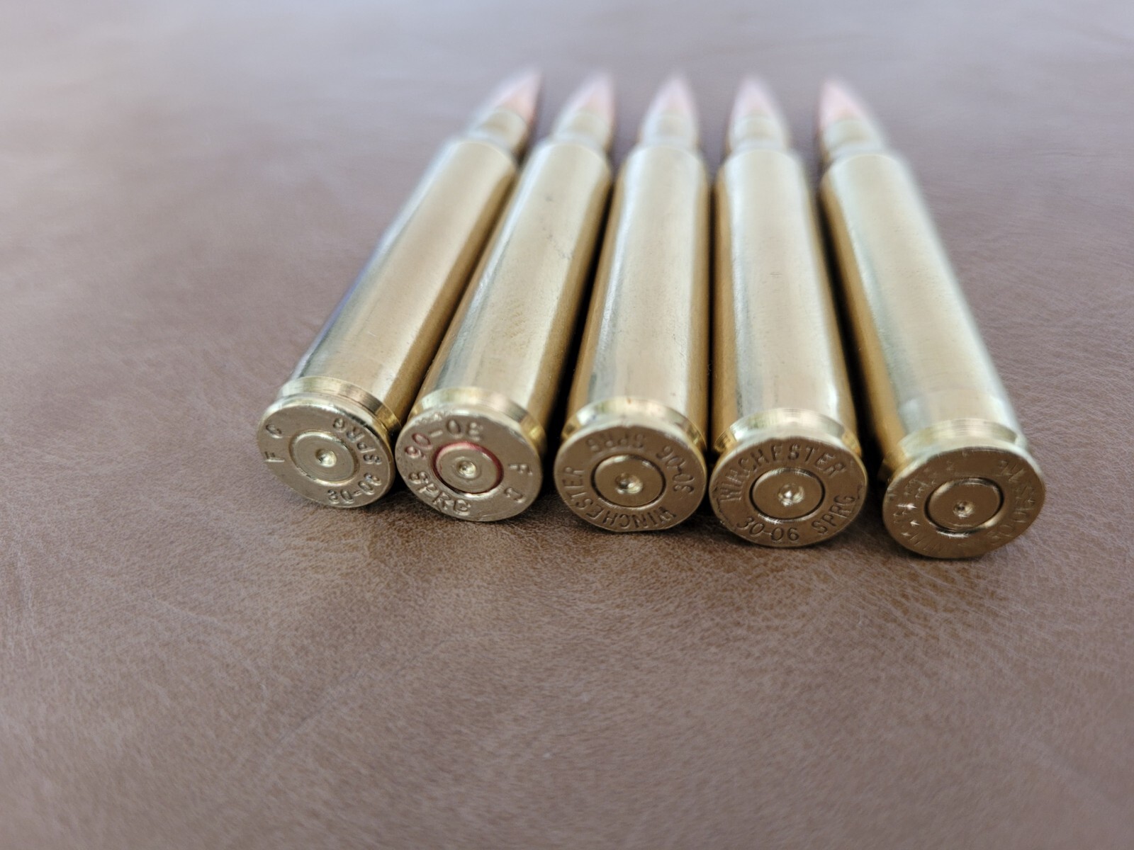 30-06 Springfield SNAP CAPS Set Of 5 Brass Copper M1903 Garand Rifle | eBay