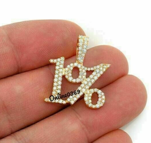 Real 10k Yellow Gold 0.25cts Natural White Diamond Men's 1 Percent ...