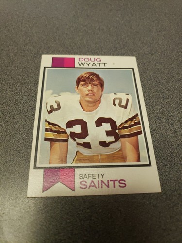 1973 Topps Doug Wyatt Rookie New Orleans Saints #453 | eBay