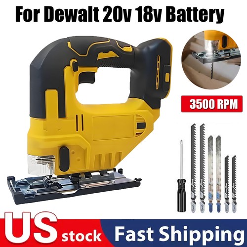 Cordless Jig Saw for Dewalt 20v Max Battery Brushless Jigsaw Cut Off ...