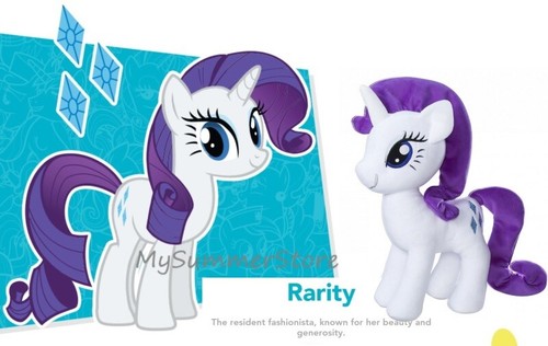 Genuine Hasbro My Little Pony Cuddly Plush Toy Rarity 33cm Plushie ...