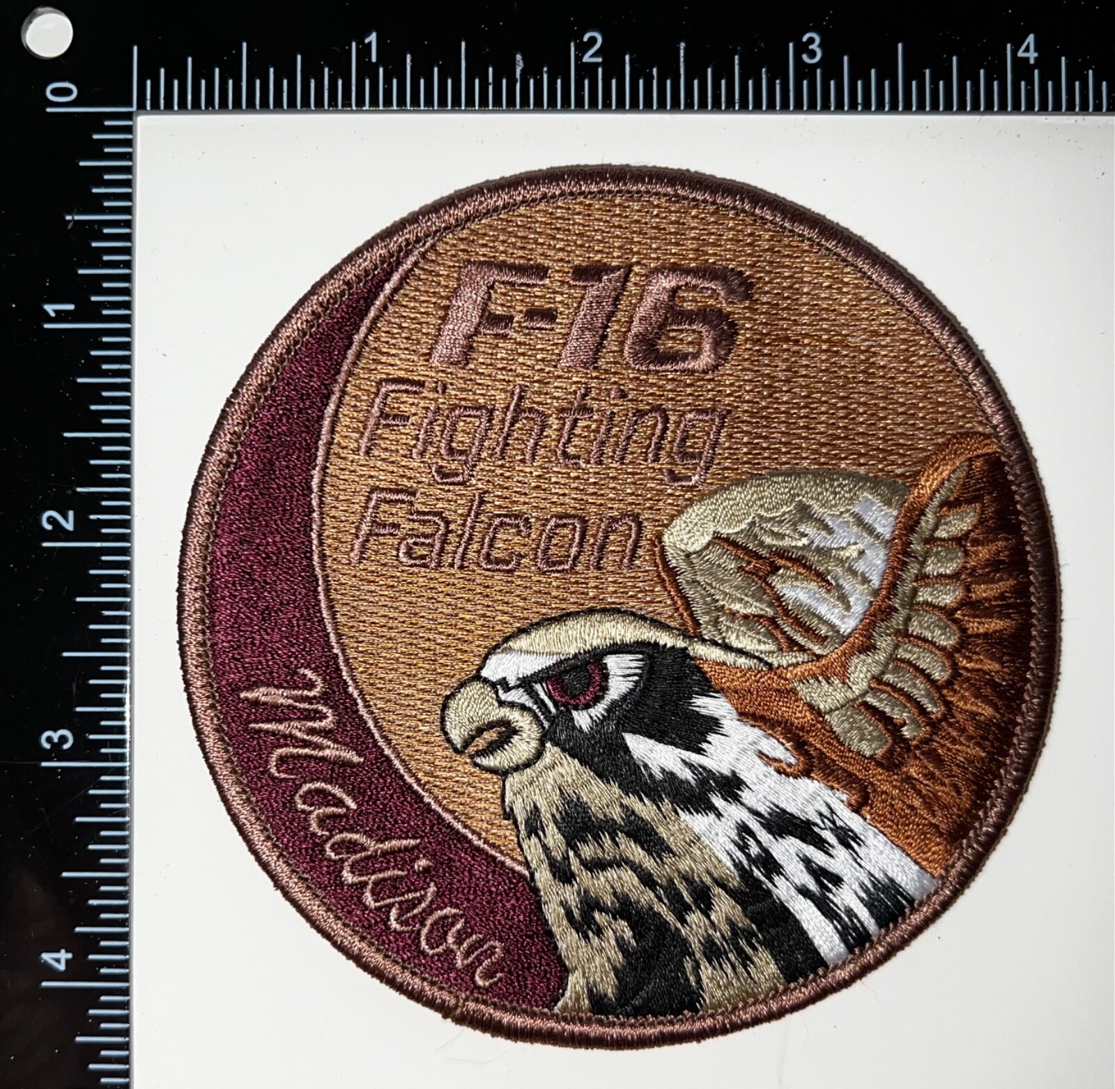 OIF OEF USAF 115th Fighter Wing Madison WI ANG Fighting Falcon Swirl ...