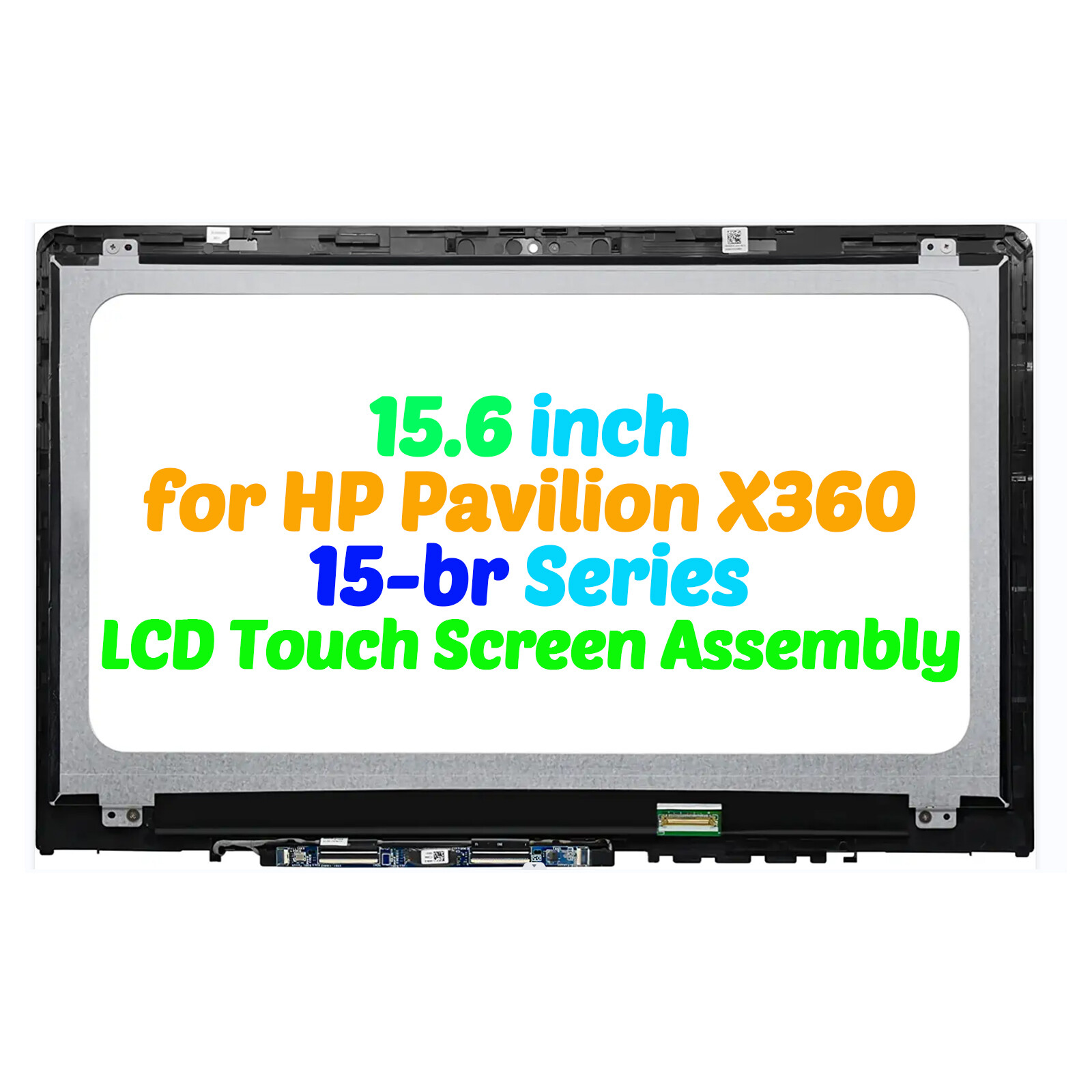 FHD LCD Touch Screen Assembly Board For HP Pavilion x360 15-br077cl 15 ...