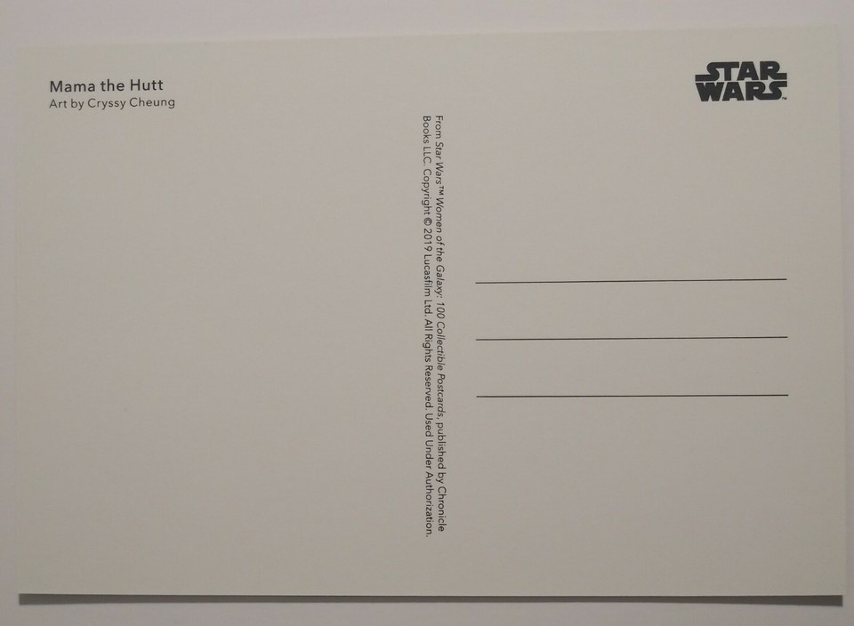 Star Wars Mama The Hutt Art Postcard | eBay