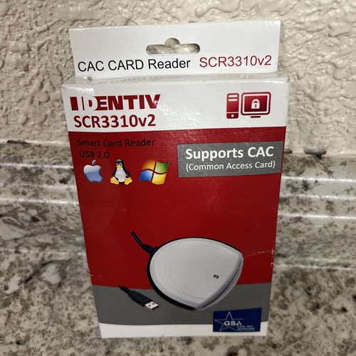 Identiv SCR3310v2.0 USB Smart Card Reader-New | eBay