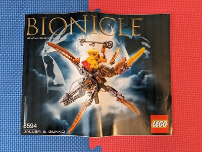 LEGO Bionicle Jaller and Gukko 8594 Complete 2003 w/ Instructions no ...