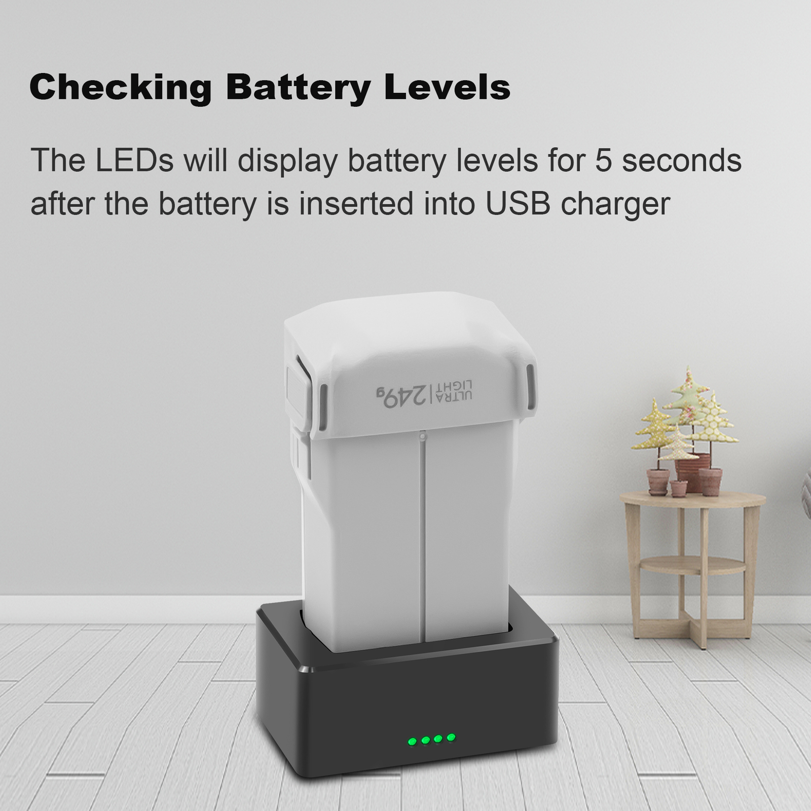 USB Charger for DJI Mini 4 Pro/Mini 3 Pro/Mini 3 Drone Battery Battery ...