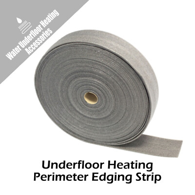 Underfloor Heating Perimeter Screed Edge Strip Length Options 5mm x ...