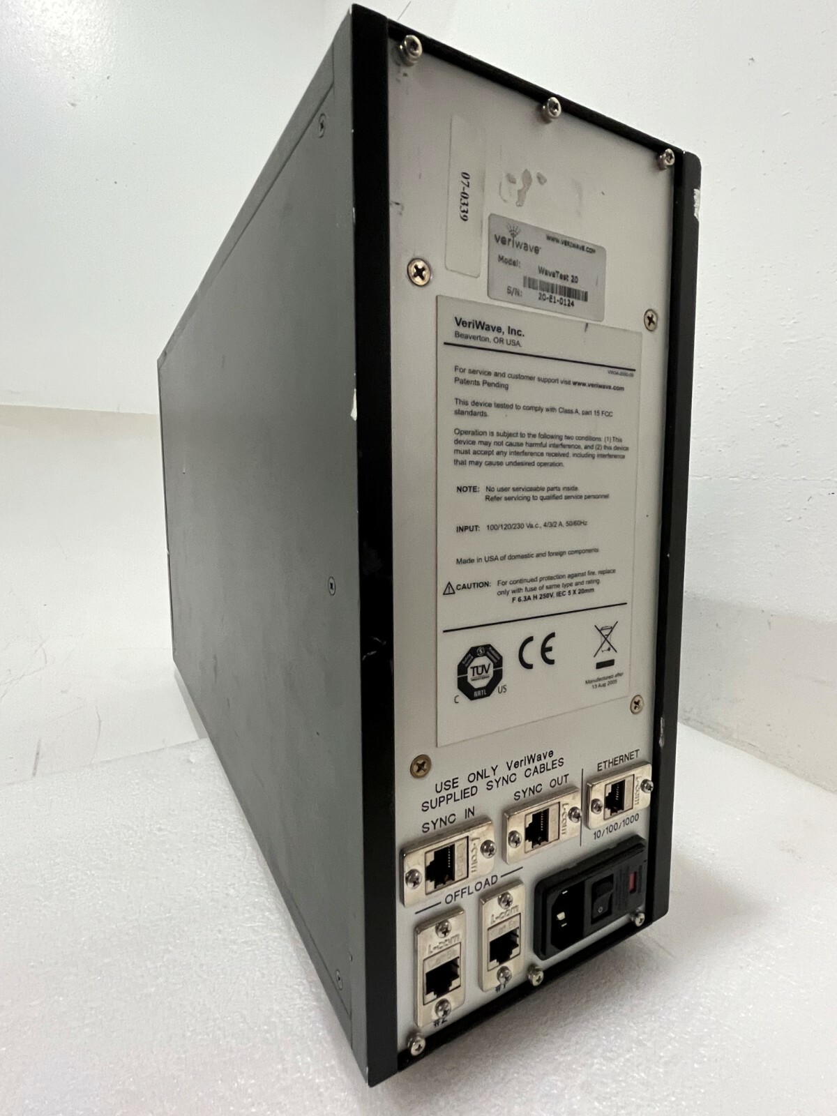 IXIA Veriwave WaveTest 20 WT20 WB1000 WBW1604N WBA1601P | eBay