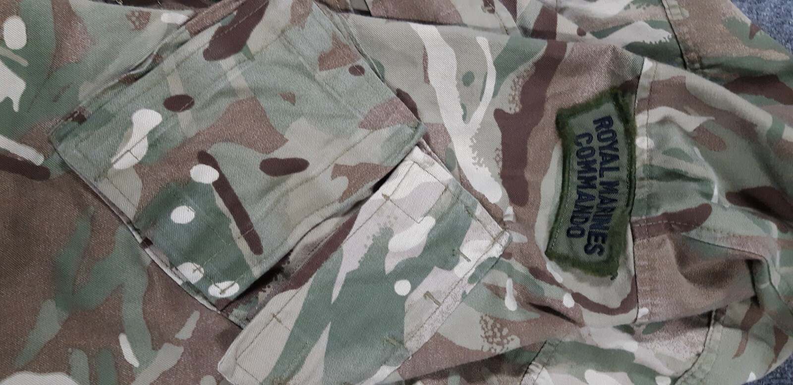 BRITISH MULTICAM MTP TEMPERATE COMBAT JACKET - ROYAL MARINES COMMANDO ...